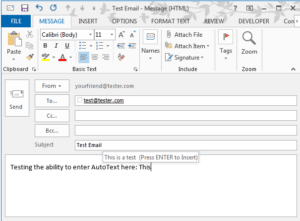 Create AutoText for Frequent Responses in Outlook - Airiam