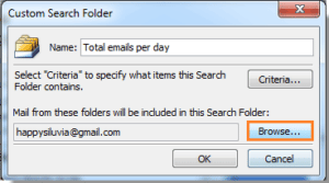 Count the Total Number of Incoming Emails Per Day in Outlook - Airiam