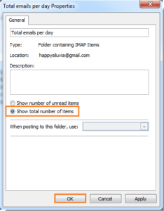 Count the Total Number of Incoming Emails Per Day in Outlook - Airiam
