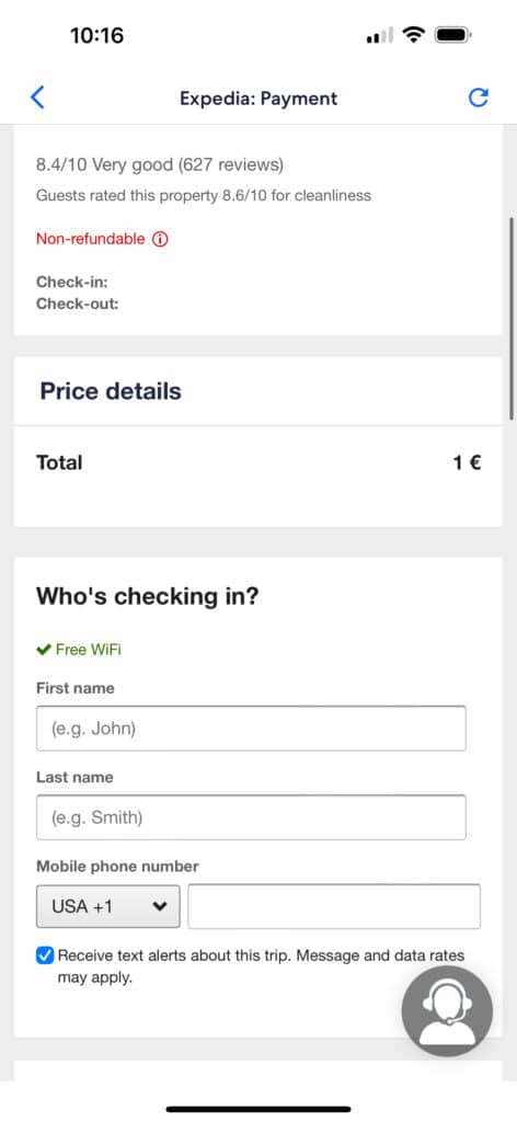 Expedia Phishing Attempts - Airiam