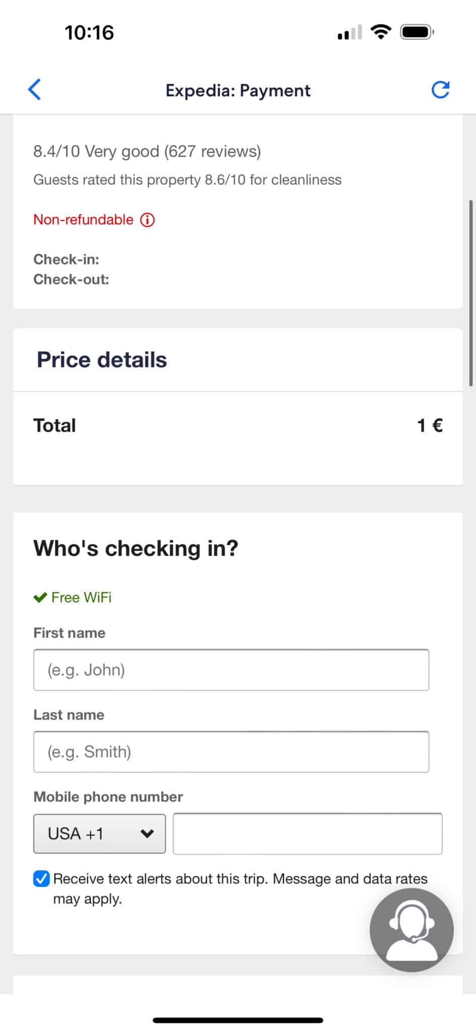 Expedia Phishing Attempts - Airiam